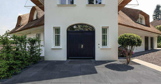 Hauseingang Pflaster und Platten Beispiele